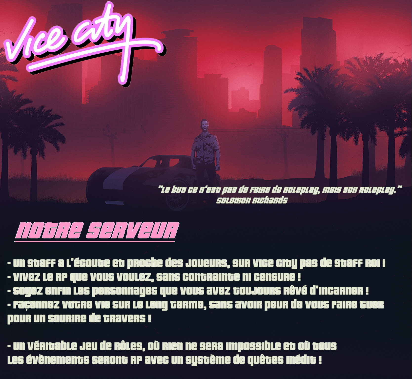 Vice City - RolePlay - Serveur GTA