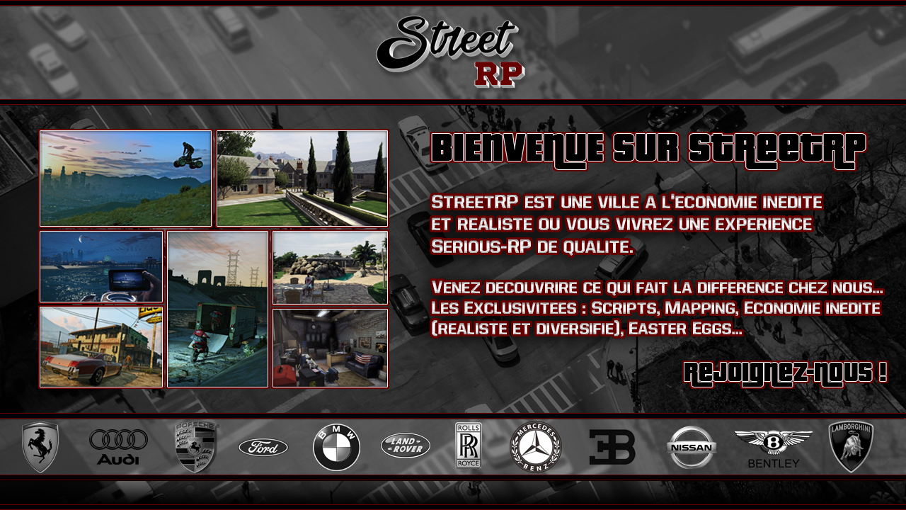 StreetRP - Serveur GTA
