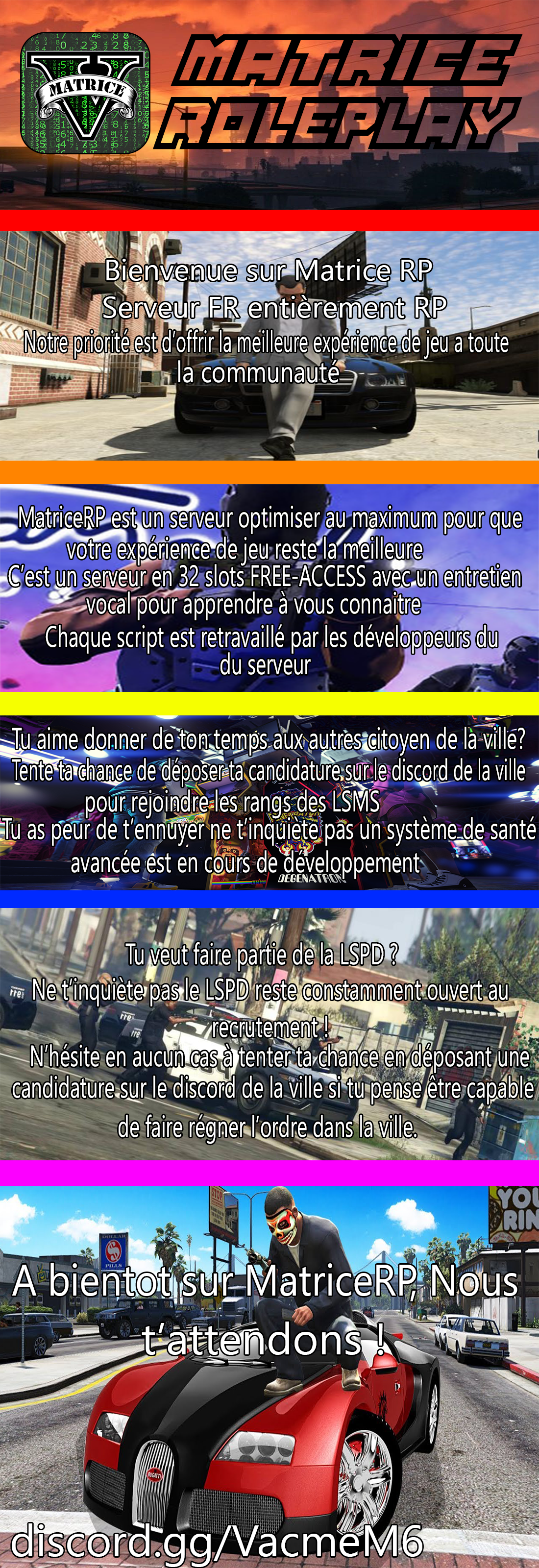 Matrix RôlePlay - Serveur GTA