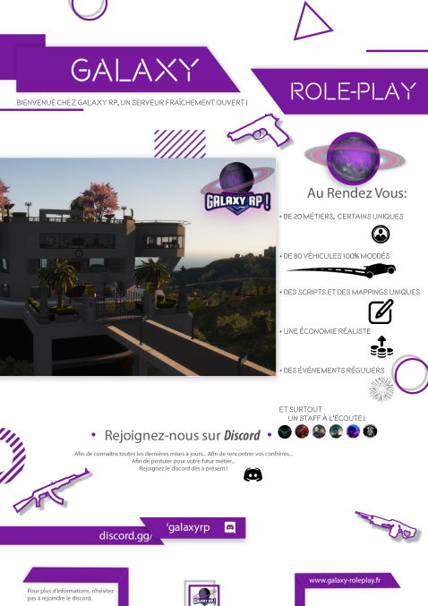 FR | Galaxy RolePlay | +90 FPS - Serveur GTA