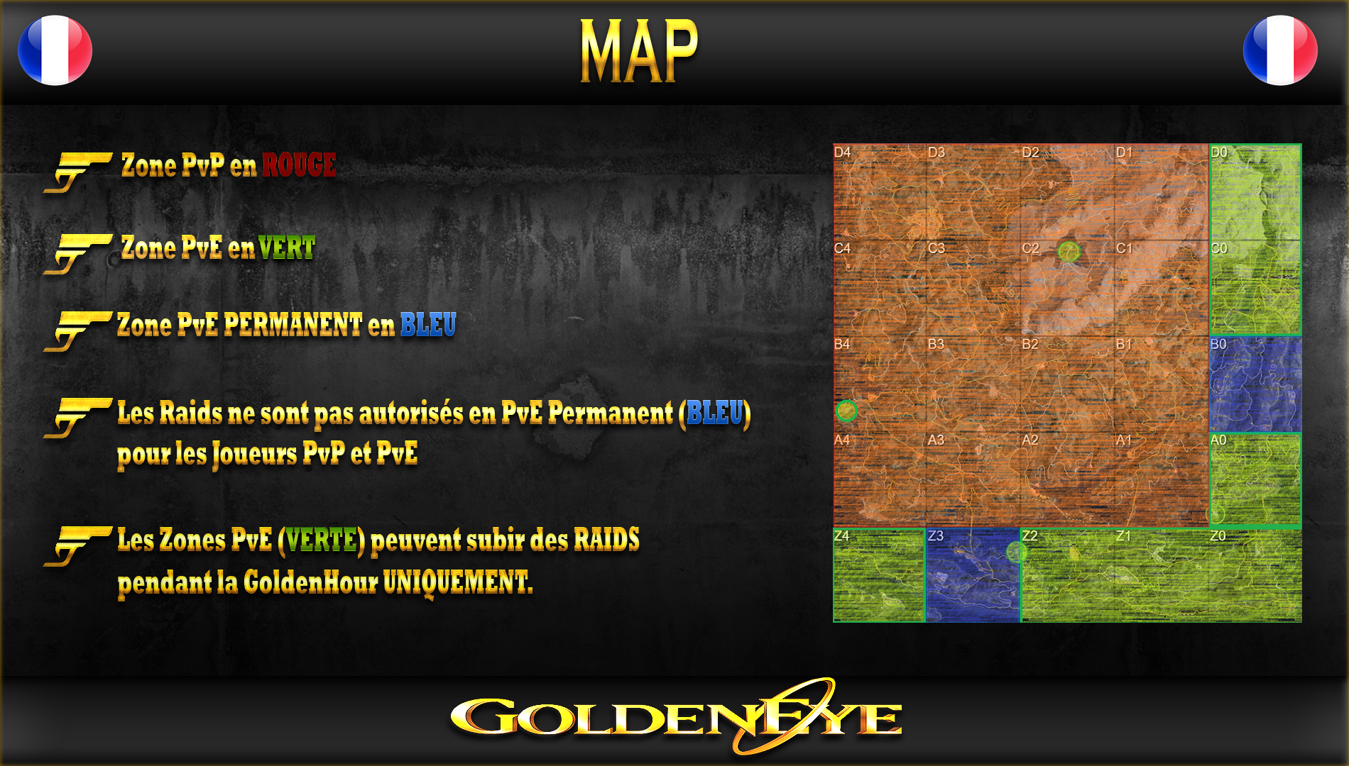 GOLDENEYE RESURRECTION (FR) PvP/PvE LOOT x5 - Serveur Scum